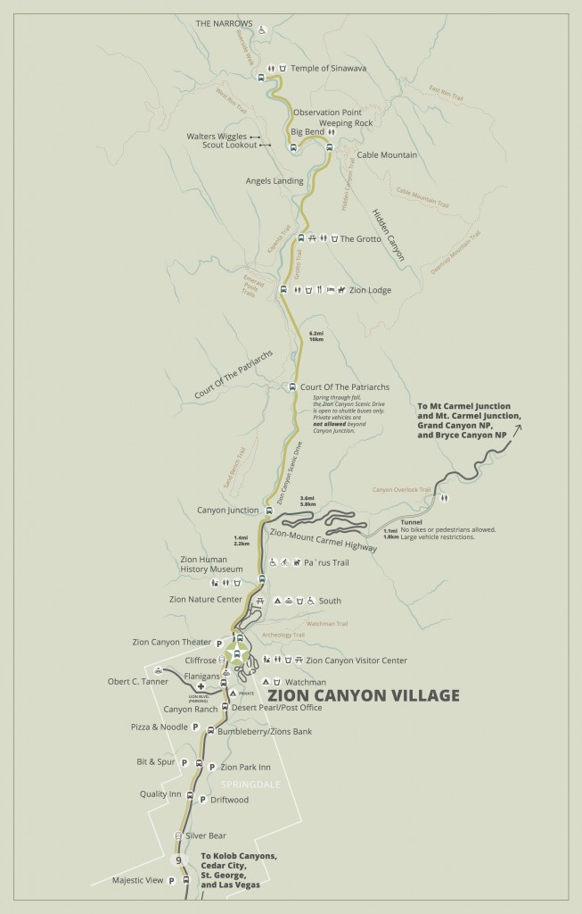 Zion National Park Shuttle | Zion Canyon Village